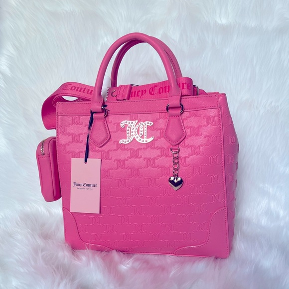 Juicy Couture | Bags | Juicy Couture Bold Pink Satchel Nwt | Poshmark